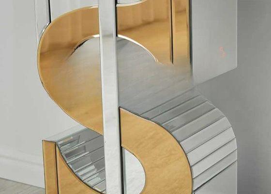 JSF312 Console Table - Modern design with mirror finishes and clean lines