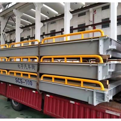 Chine OIML III certifié 30 tonnes -300 tonnes sur une passerelle de pesage à l'échelle des camions pour la pesée de grande capacité à vendre