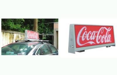 Cina cartelloni pubblicitari della carrozza LED dei fronti dell'esposizione di LED del taxi 1R1G1B 960×320 millimetro due in vendita