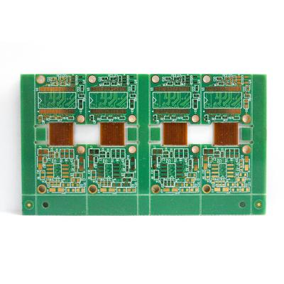 China Placa de circuitos impresos rígida flexible de 4 capas con FR4+PI EING PCB insdutrial en venta