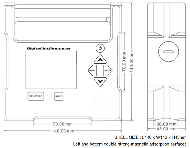FMI850 Product Dimensions Diagram
