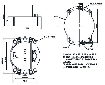 중국 0.2° 바이어스 Honeywell HG4930C IMU를 갖춘 고급 MEMS 관성 측정 장치 센서 판매용