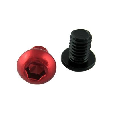Κίνα Χάλυβα OEM Custom 4-40 Κόκκινο μαύρο χρώμα ανωδισμένες βίδες με πιστοποιητικό ISO9001 2015 προς πώληση