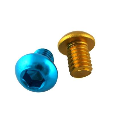 Κίνα Χάλυβα OEM Custom 4-40 Κόκκινο μαύρο χρώμα ανωδισμένες βίδες με πιστοποιητικό ISO9001 2015 προς πώληση