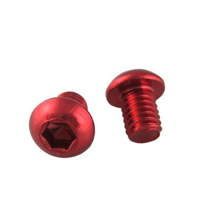 Κίνα Χάλυβα OEM Custom 4-40 Κόκκινο μαύρο χρώμα ανωδισμένες βίδες με πιστοποιητικό ISO9001 2015 προς πώληση