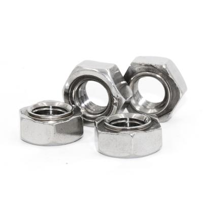 China High Strength A2 Stainless Steel Hex Weld Nut with M6/M8/M10/M12 Sizes and ISO9001:2015 Certification for Automotive Applications for sale