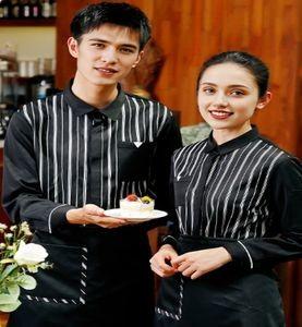 China Soft and Comfortable Catering and Hotel Service Fast Food Restaurant Waiter Workwear for sale