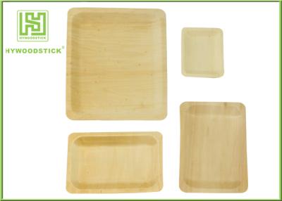 Cina Piatti eliminabili di legno operati, vassoio di legno inodoro del dolce dei piatti di dessert in vendita