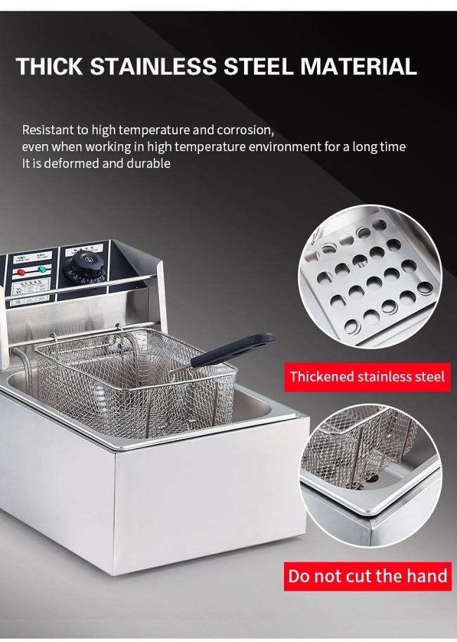 Industrial Grade Fryer for Large-Scale Food Production Machine