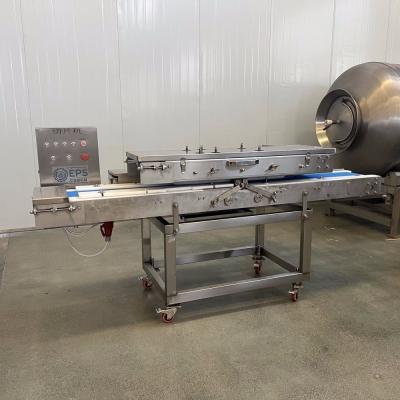 Machine électrique de découpe de bande de viande de poulet avec découpeuse de viande congelée en acier inoxydable
