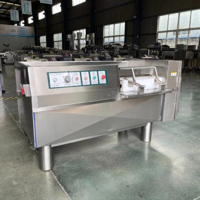 Chine Machine à découper des cubes de porc congelés en acier inoxydable Machine à découper des tranches avec une puissance de 3 kW à vendre