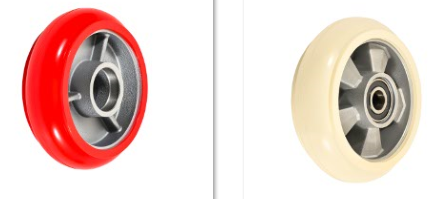 Aluminium vs Iron Core Caster Comparison Diagram