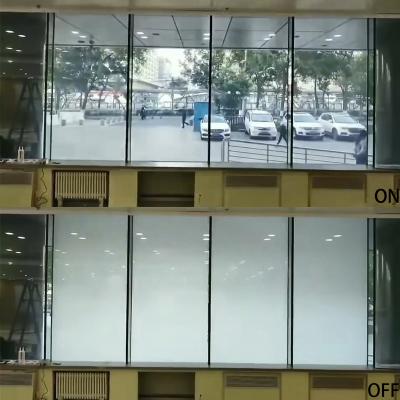 중국 PDLC 마술 절체 가능한 스마트 유리 영화 셀프 접착제 10 밀리미터 판매용