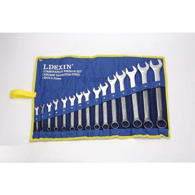 China a chave de chave inglesa do dente 12pcs 72 ajustou ferramentas métricas do reparo do carro de combinação do vanádio em dois sentidos de Chrome à venda