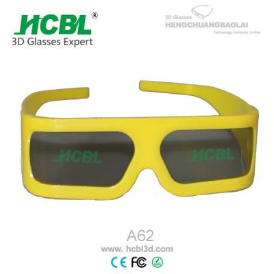 中国 4DX 映画館の回状はプラスチック 3D ガラスの黄色い ABS フレームを分極しました 販売のため