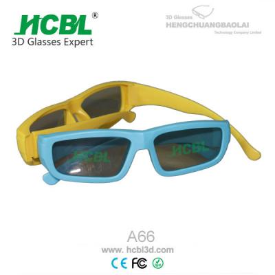 Cina Giallo blu polarizzato eliminabile di vetro di immagine matrice 3D per i bambini/bambini in vendita