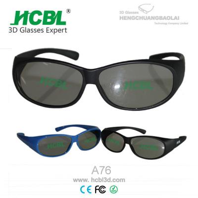 China Linearer polarisierter Kino 3d Gläser/3D Dimensionaleyewear der Mode-3 zu verkaufen