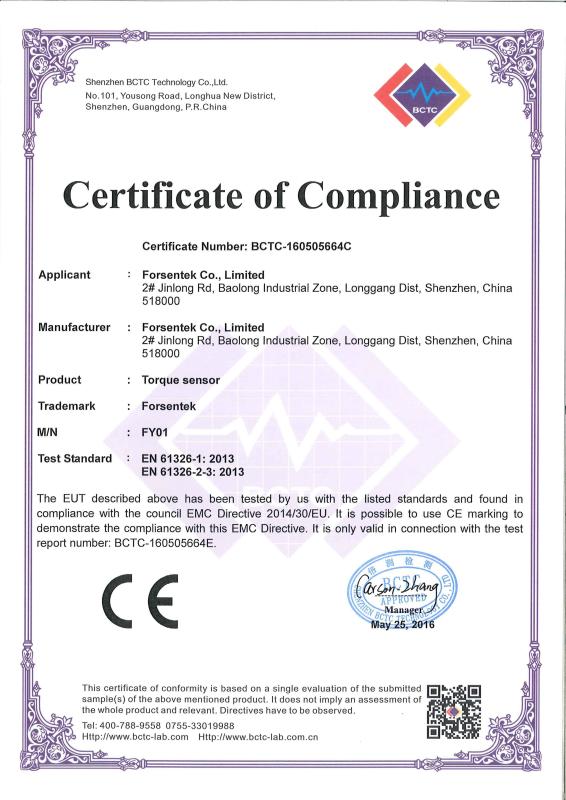 CE - Forsentek Co., Limited