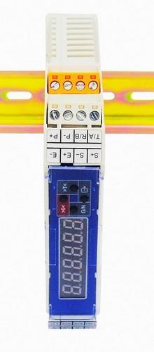 DIN rail load cell amplifier