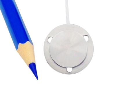 China Sensor de fuerza de compresión de tamaño pequeño de celda de carga plana mini 500N 200N 100N en venta