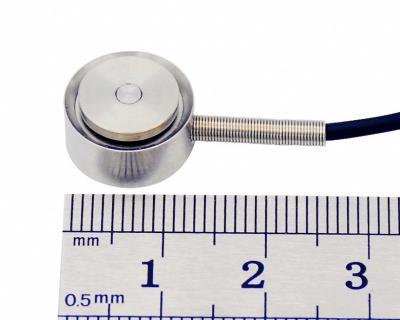 China Medida de la fuerza de compresión de Mini Button Load Cell 100N 200N 500N en venta
