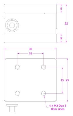 China Sensor de compresión tipo brida 5kg 10kg 20kg 30kg 50kg Célula de carga de presión en venta