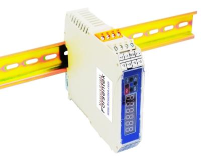 China Unidad de visualización de la celda de carga montada en el tren DIN en venta