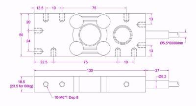 China Substituto de Loadcell para el SB monopunto del SPS de la célula de carga de Siemens SIWAREX WL260 en venta