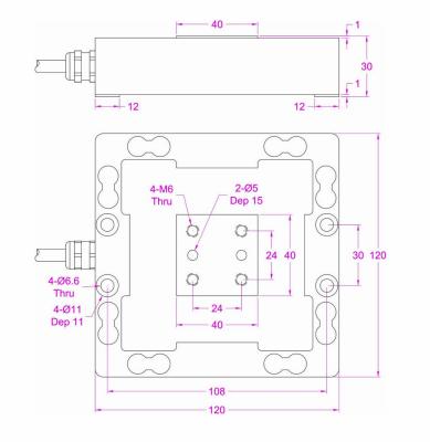 China sensor multiaxial triaxial de la fuerza del lbf 67lb 112 libra 225lb 450 lbf 1.12klb de la célula de carga 45 en venta