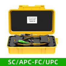 1km SM SC/APC-SC/APC OTDR Launch Cable Box,1310/1550nm Dead Zone Eliminator;SM/MM SC/FC/ST/LC UPC/APC 150M~2KM
