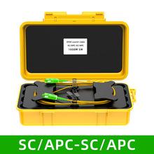 1km SM SC/APC-SC/APC OTDR Launch Cable Box,1310/1550nm Dead Zone Eliminator;SM/MM SC/FC/ST/LC UPC/APC 150M~2KM