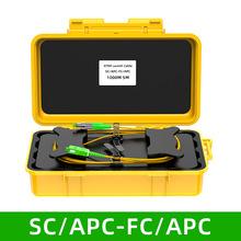 1km SM SC/APC-SC/APC OTDR Launch Cable Box,1310/1550nm Dead Zone Eliminator;SM/MM SC/FC/ST/LC UPC/APC 150M~2KM