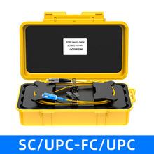 1km SM SC/APC-SC/APC OTDR Launch Cable Box,1310/1550nm Dead Zone Eliminator;SM/MM SC/FC/ST/LC UPC/APC 150M~2KM