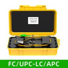 1km SM SC/APC-SC/APC OTDR Launch Cable Box,1310/1550nm Dead Zone Eliminator;SM/MM SC/FC/ST/LC UPC/APC 150M~2KM