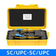 1km SM SC/APC-SC/APC OTDR Launch Cable Box,1310/1550nm Dead Zone Eliminator;SM/MM SC/FC/ST/LC UPC/APC 150M~2KM