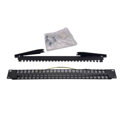 Chine Panneau de patch Zig Zag à haute densité modulaire, 48xRJ45/s, non équipé, 1U à vendre