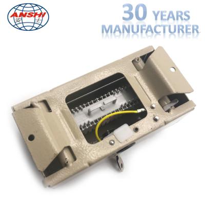 China 10 Pairs Metal Distribution Box With Earthing System with LSA Profile Module for sale