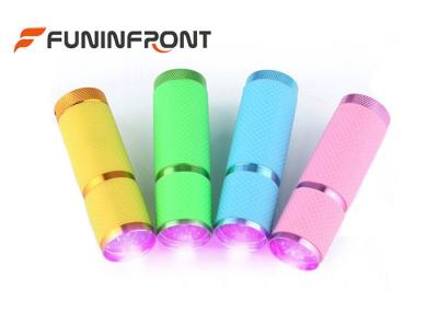 Cina La mini torcia elettrica UV della luce ultravioletta LED della torcia del portatile 9 LED per fluorescente individua in vendita