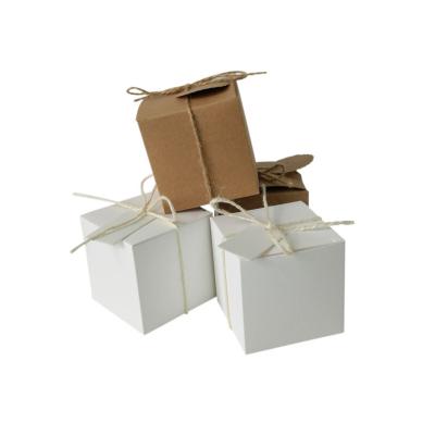 Cina scatola di carta cosmetica di trucco di promozione della corda del legame A di 7x7x7CM in vendita