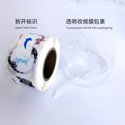 China O vinil de envernizamento UV imprimiu pre etiquetas feitas sob encomenda cortadas da etiqueta do rolo do círculo à venda
