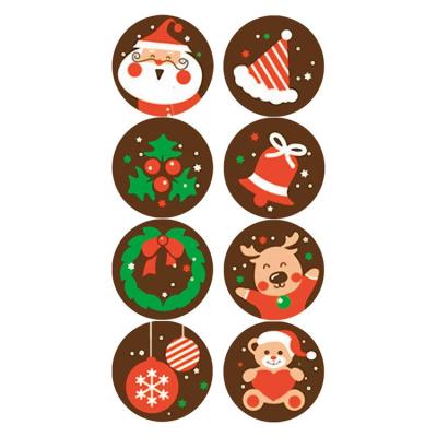 China do presente autoadesivo do Natal da decoração 500g/Roll etiquetas feitas sob encomenda da etiqueta à venda