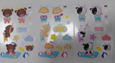 Cina Chiavetta di plastica impermeabile Adhesive Vinyl Stickers della tazza in vendita