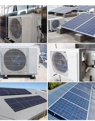 Κίνα Ηλιακό AC Dc υβριδικό μετατροπέα κλιματιστικό για το σπίτι Ενίσχυση ψύξης 9000btu Συμπλήρωμα προς πώληση