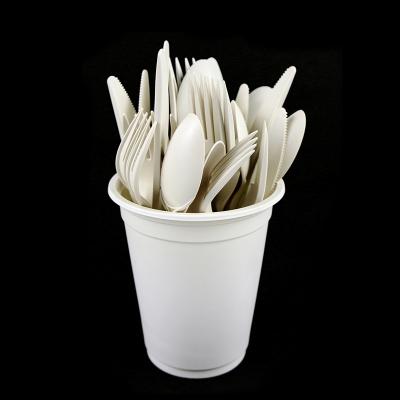 Novelty Design Corn-Based Biodegradable Plate Set with Environment-Friendly