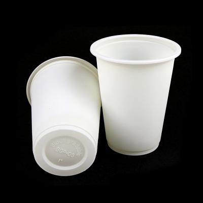 Non-toxic Biodegradable Cups PLA Cornstarch Plastic for Hot and Cold Drinks