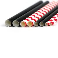 Quality Paper Box Packed Food Grade Straws for Bubble Tea Custom Logo Eco-Friendly Packaging for sale
