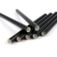 Quality 12mm 4 plys Paper Straws for Bubble Tea Drinking Customized Logo Customizable Design for sale