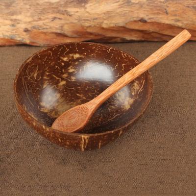 Eco-Friendly Coconut Bowl and Spoon Set with Personalized Logo Durable