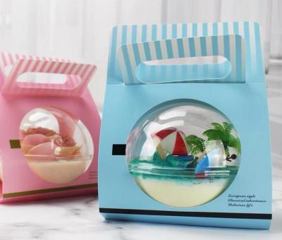 Versatile Cake Carry Packaging for Salad Ice Cream Bake and Poke Bowl Mousse