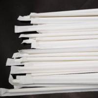 Quality Everyday Season Biodegradable Paper Straws Single Wrapped with Custom Logo Printing for sale
